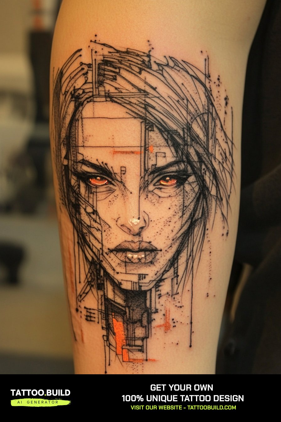 27+ Geometric Cyberpunk Tattoo Ideas (Stunning Inspiration!)