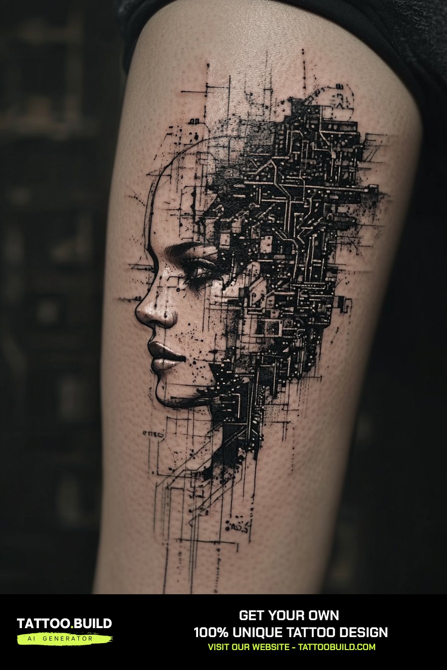 27+ Geometric Cyberpunk Tattoo Ideas (Stunning Inspiration!)