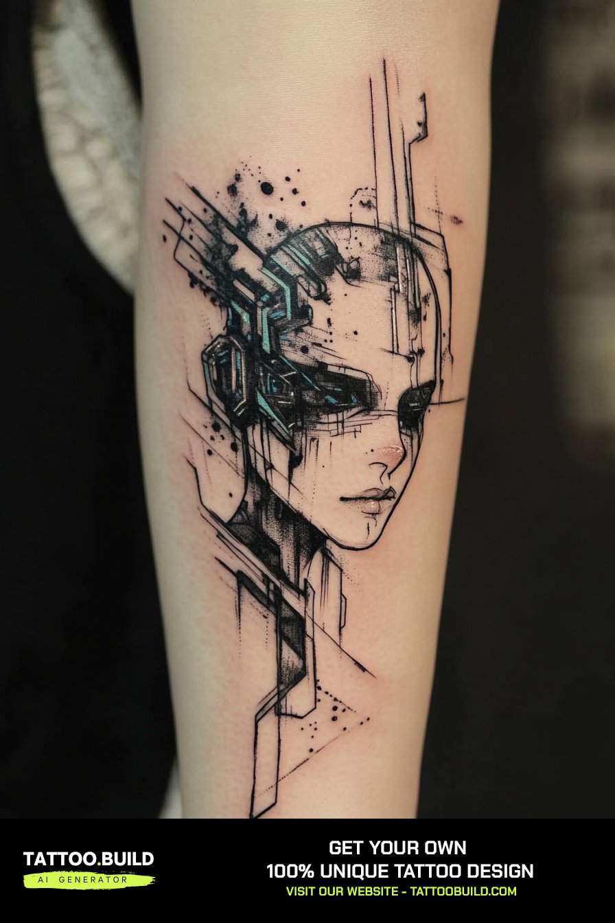 27+ Geometric Cyberpunk Tattoo Ideas (Stunning Inspiration!)
