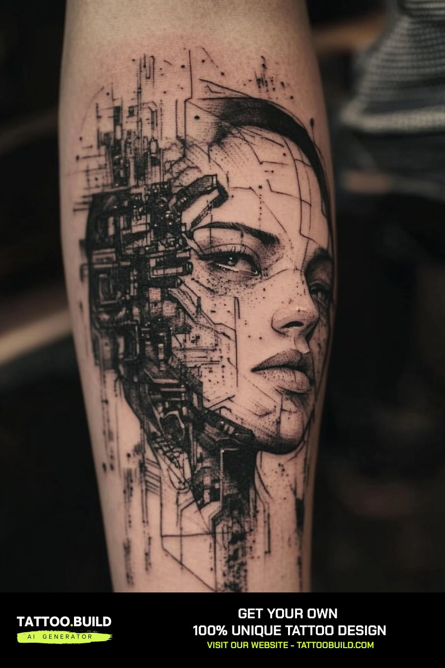 27+ Geometric Cyberpunk Tattoo Ideas (Stunning Inspiration!)