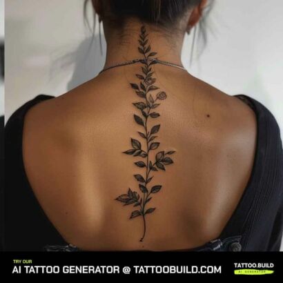 Vine Spine Tattoos for Females - Tattoo Build