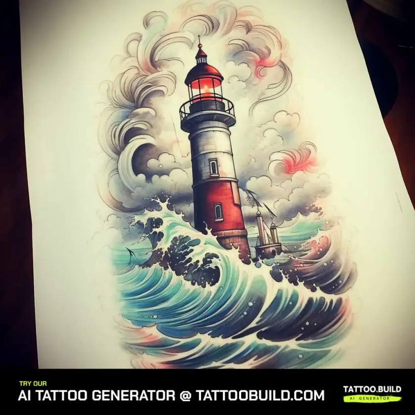 40+ Amazing Lighthouse Tattoo ideas (Stunning Designs!)