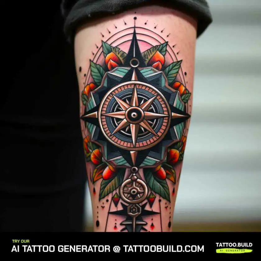 Compass Tattoo Designs Inspirations - Tattoo Build