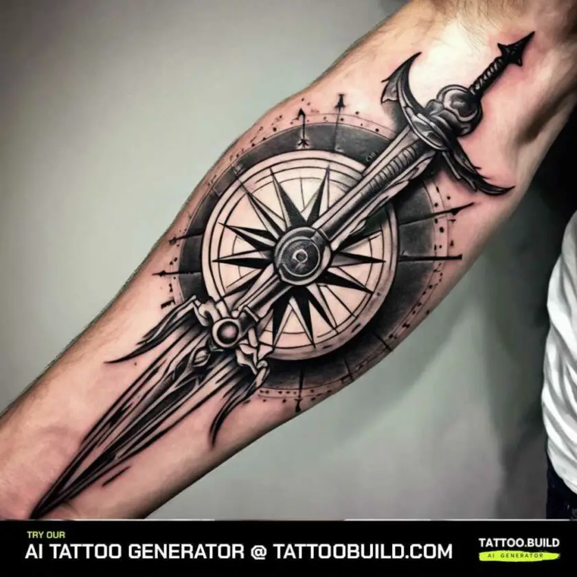 Compass Forearm Tattoos for Guys - Tattoo Build