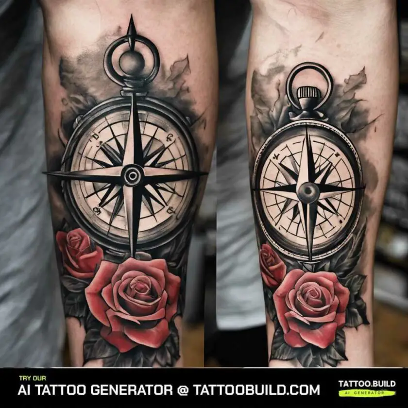 Compass Forearm Tattoos for Guys - Tattoo Build
