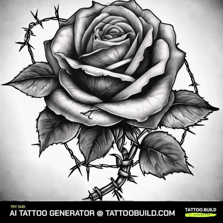 Black and Gray Rose Tattoo Drawing - Tattoo Build