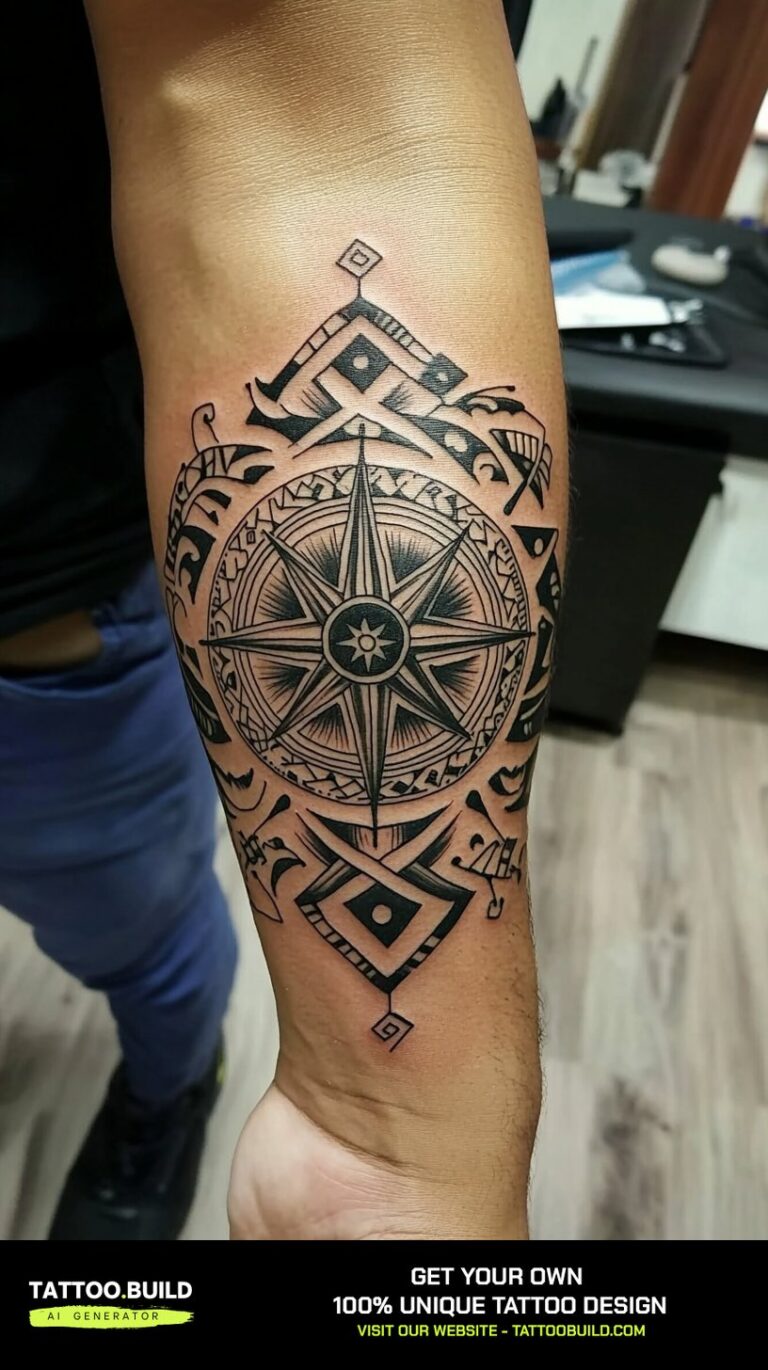 Compass Forearm Tattoos for Guys - Tattoo Build
