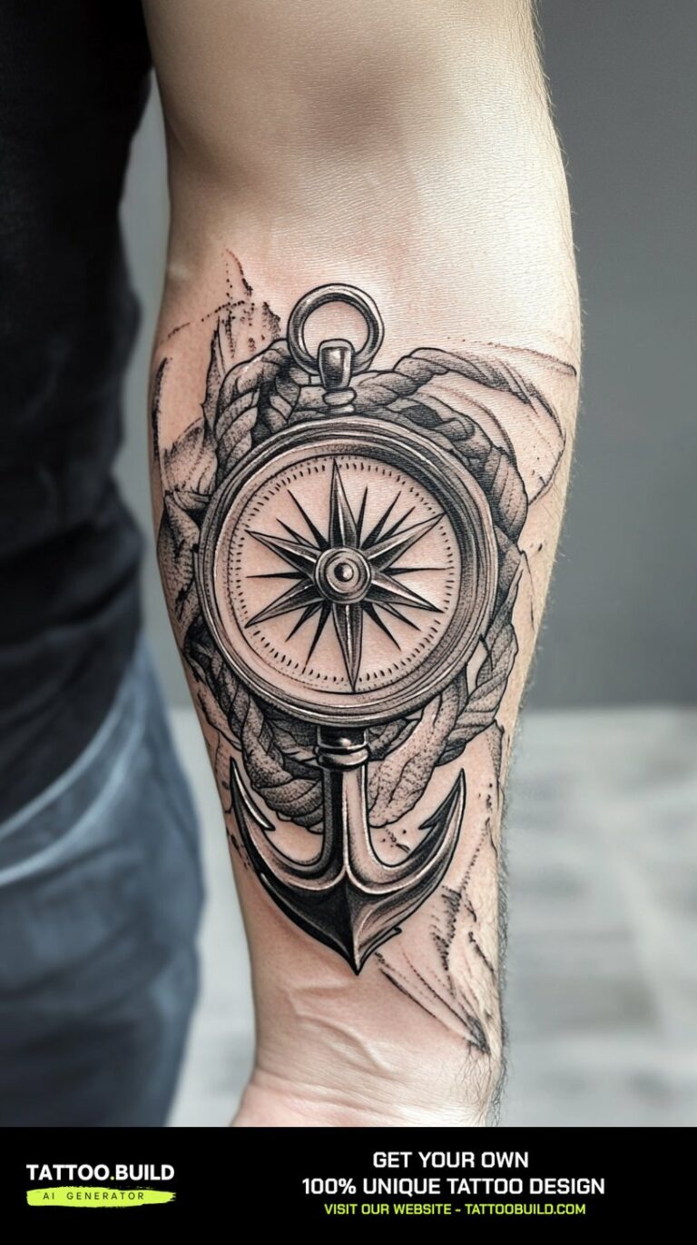 Compass Forearm Tattoos for Guys - Tattoo Build