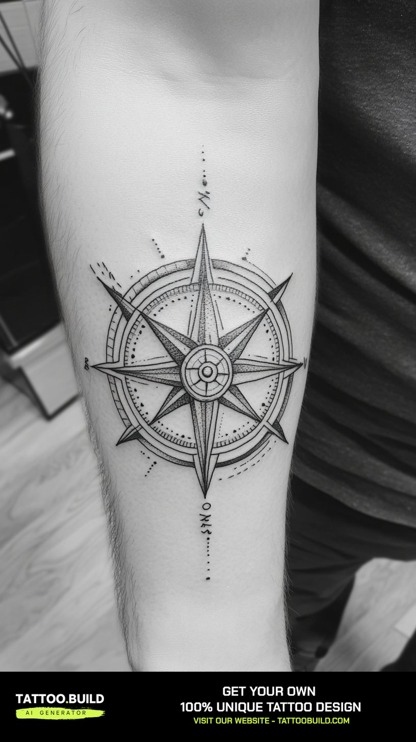 Compass Forearm Tattoos for Guys - Tattoo Build