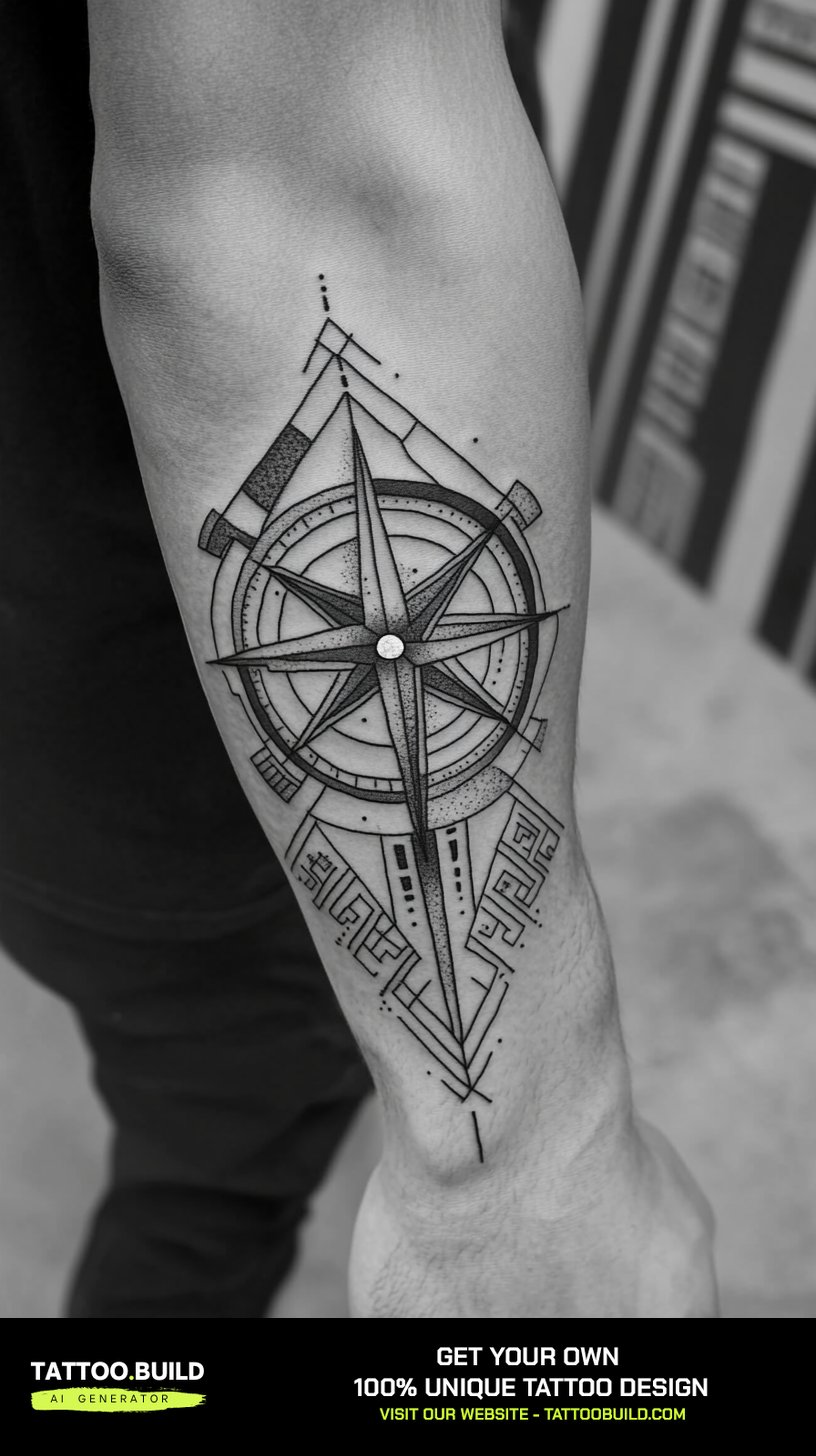 Compass Forearm Tattoos for Guys - Tattoo Build