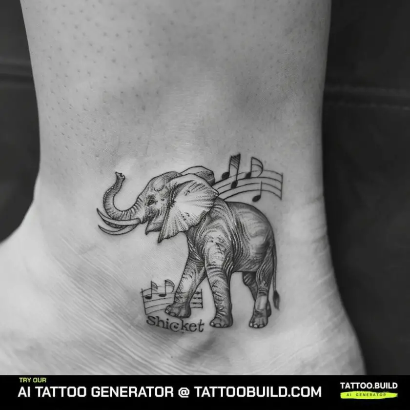 Elephant Leg Tattoo: 10 Cool Ideas To Beautify Your Leg - Tattoo Build