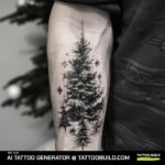Black and White Christmas Tattoo: 30 Ideas for the Season - Tattoo Build