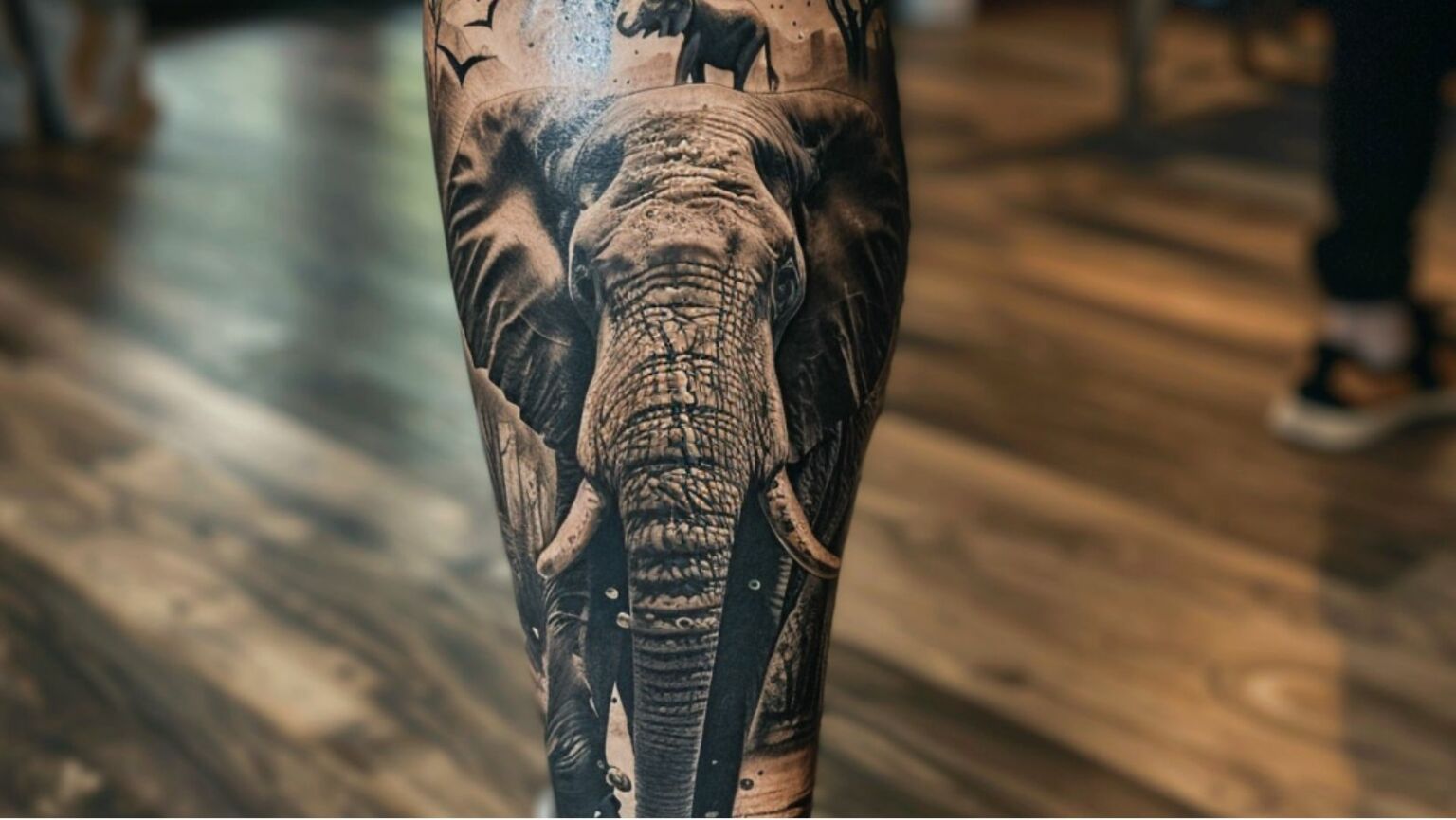 Elephant Leg Tattoo: 10 Cool Ideas To Beautify Your Leg - Tattoo Build