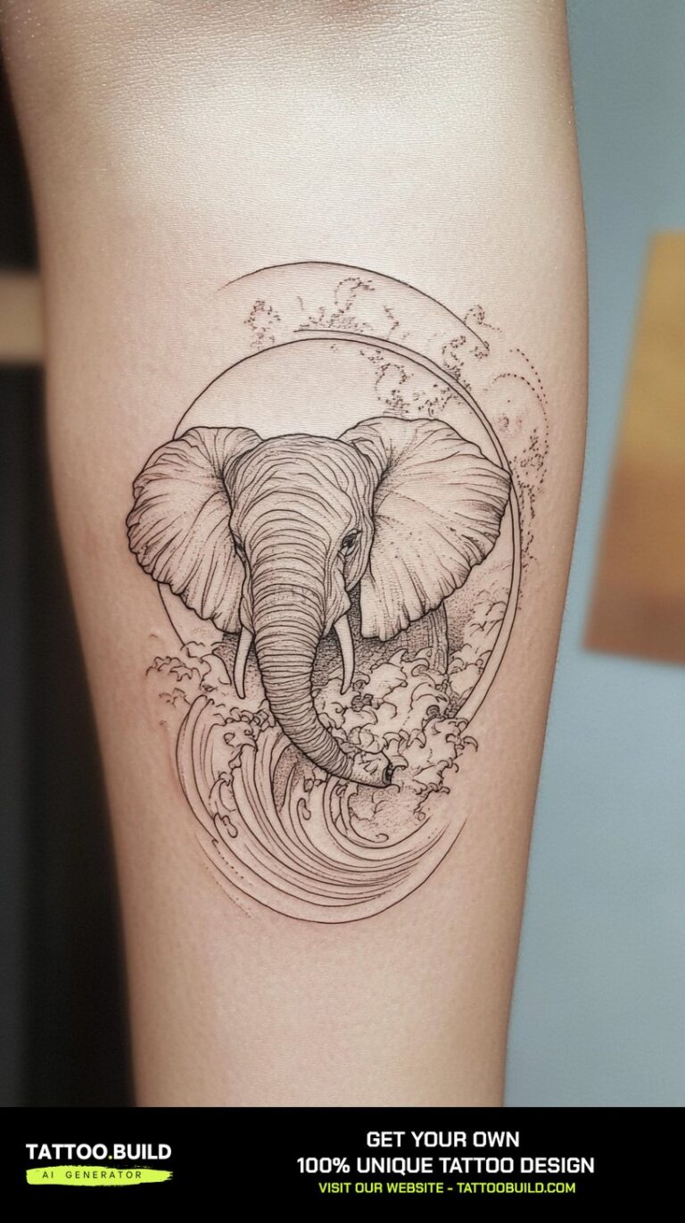Elephant Outline Tattoo Ideas You Need to Save - Tattoo Build