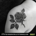Black Shaded Rose Tattoo: 11 Stunning Ideas for You - Tattoo Build