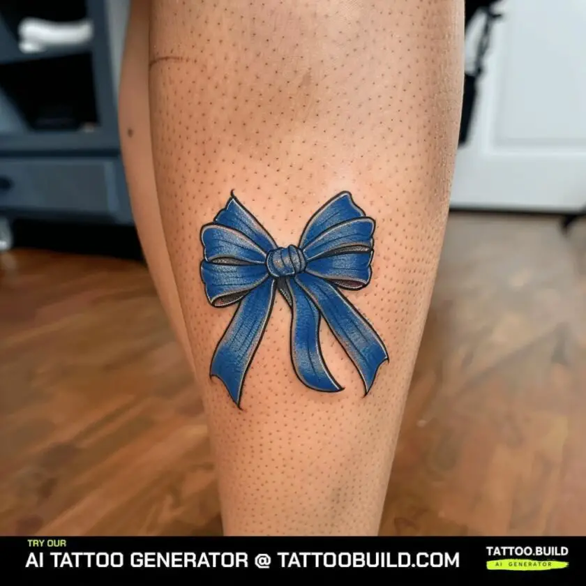 What Does Bow Tattoo on the Back of the Leg Mean - Tattoo Build