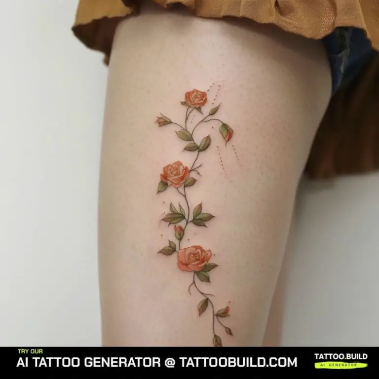 Rose Vine Tattoo Meaning: All you Need to Know - Tattoo Build