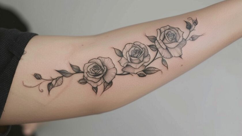 Rose Vine Tattoo Meaning: All you Need to Know - Tattoo Build