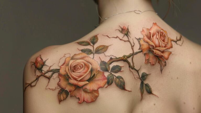 Rose Vine Tattoo Meaning: All you Need to Know - Tattoo Build