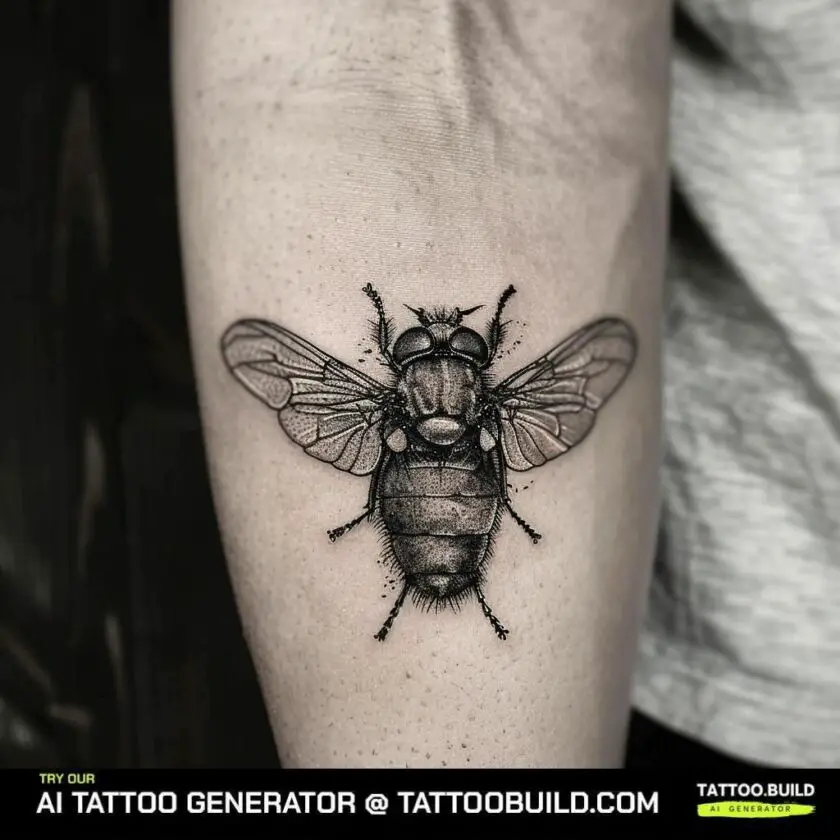 Fly Tattoo Meaning and Design Ideas - Tattoo Build