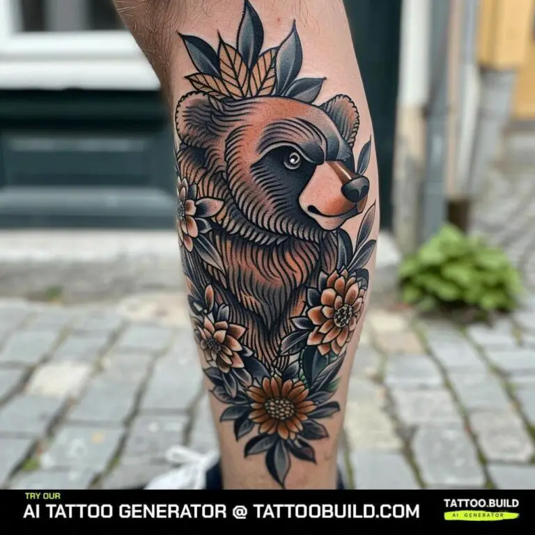 Traditional Bear Tattoo Meaning and Design Ideas - Tattoo Build