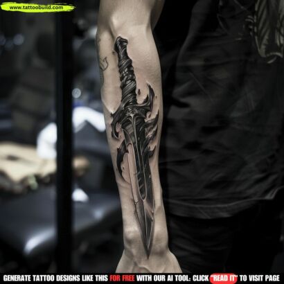Blade Tattoo Meaning and Design Ideas - Tattoo Build