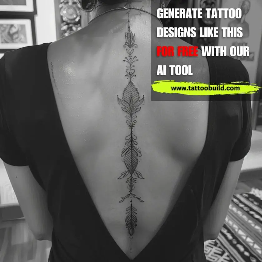Fine Line Spine Tattoo Designs - Tattoo Build