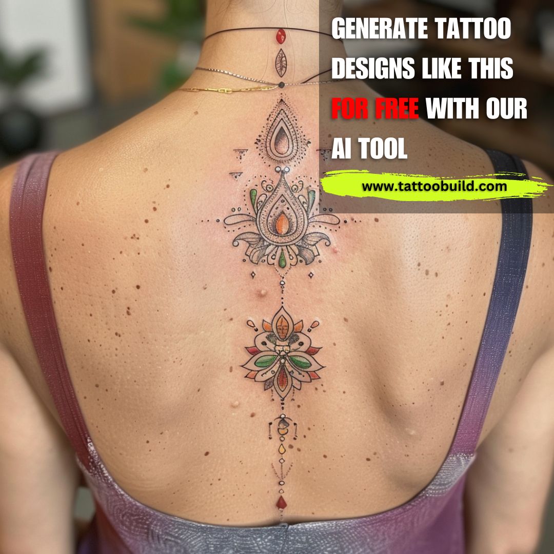 Fine Line Spine Tattoo Designs - Tattoo Build