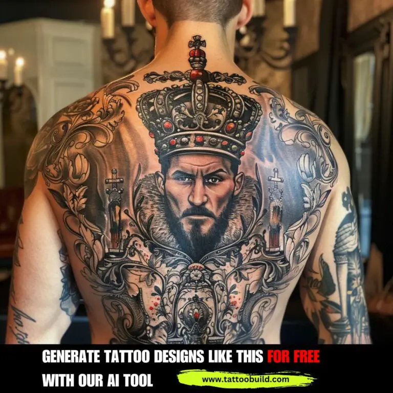 King Tattoo Meaning and Design - Tattoo Build