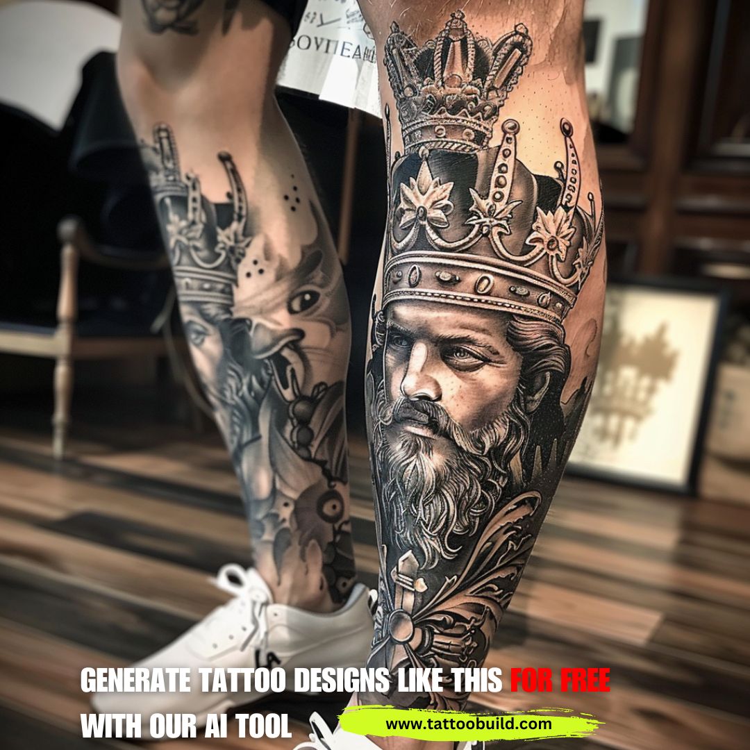 King Tattoo Meaning and Design - Tattoo Build