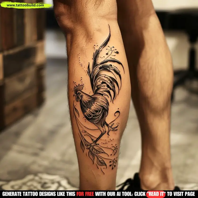 Rooster Tattoo Meaning and Design Ideas - Tattoo Build