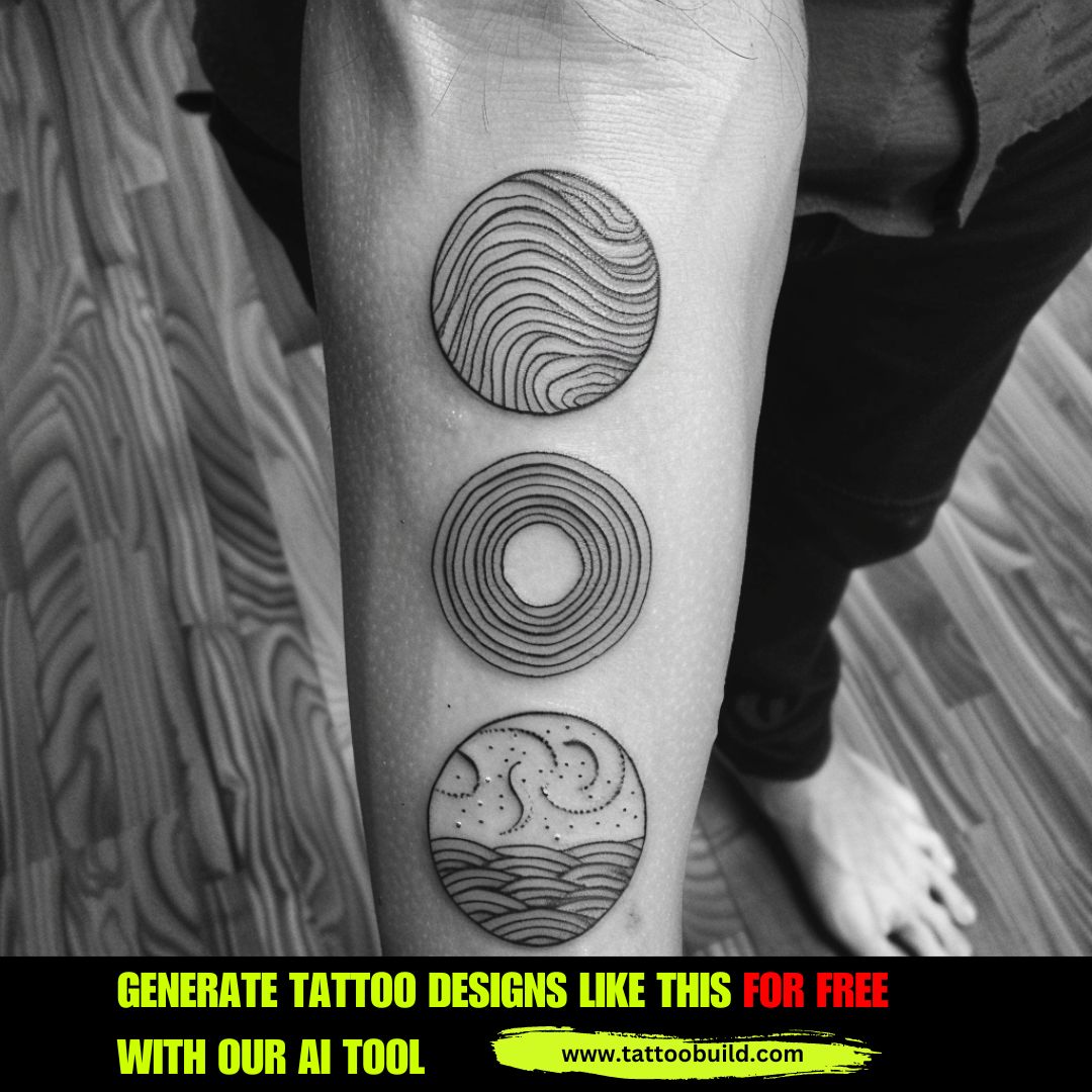 Three Circles Tattoo: Meaning and Designs - Tattoo Build