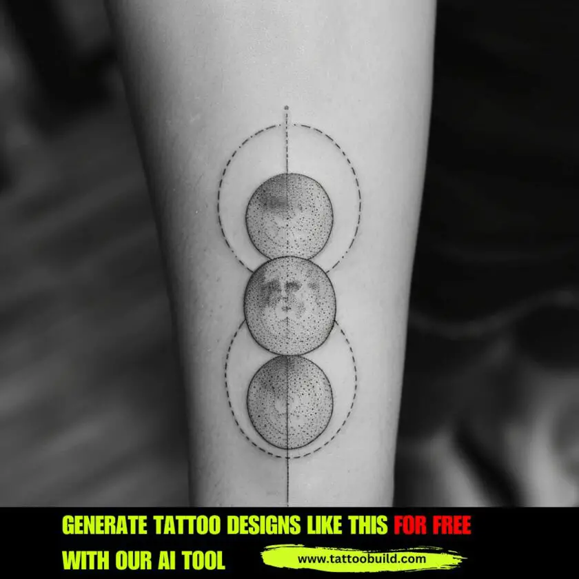 Three Circles Tattoo: Meaning and Designs - Tattoo Build