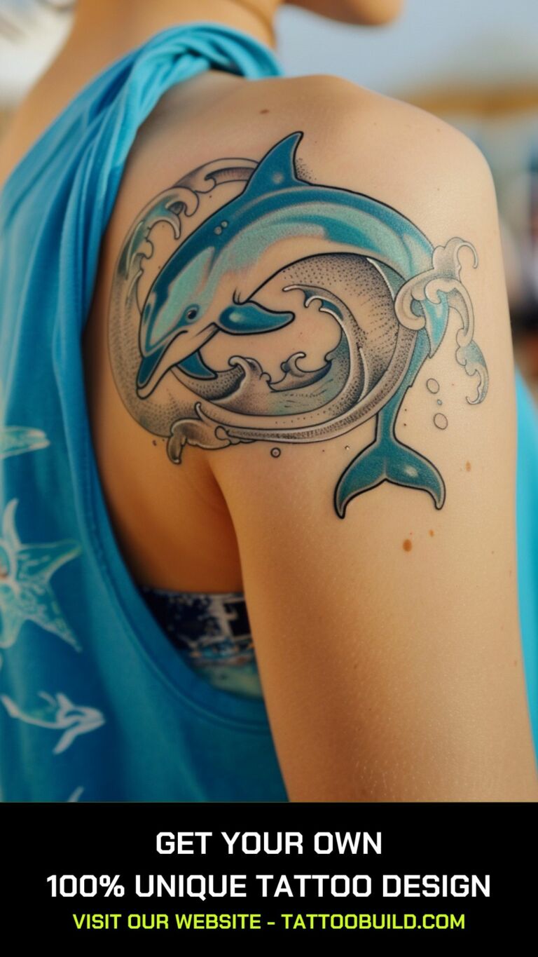 Dolphin Tattoos for Females: Meaning, and Design Ideas - Tattoo Build