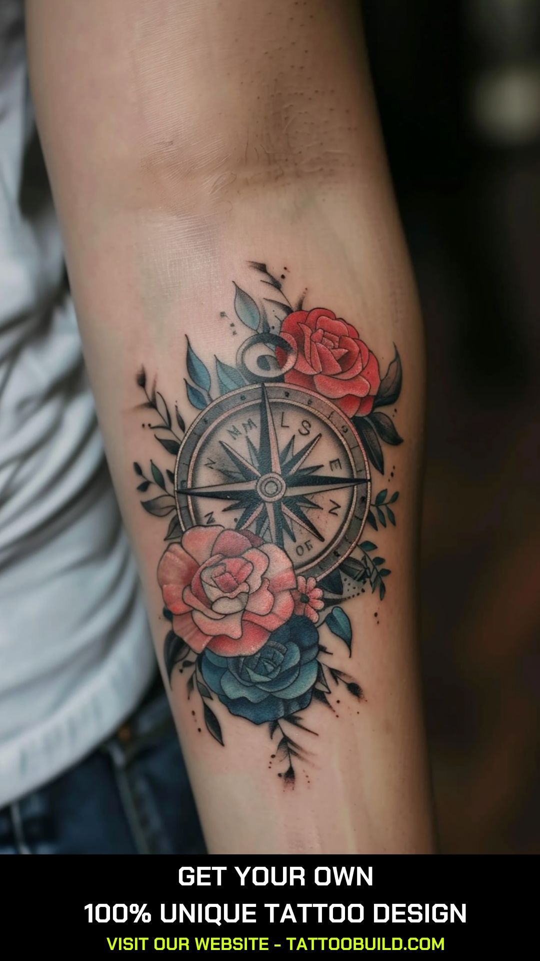 Women's Tattoo on the Back of the Arm: 20+ Stunning Images (Ideas ...