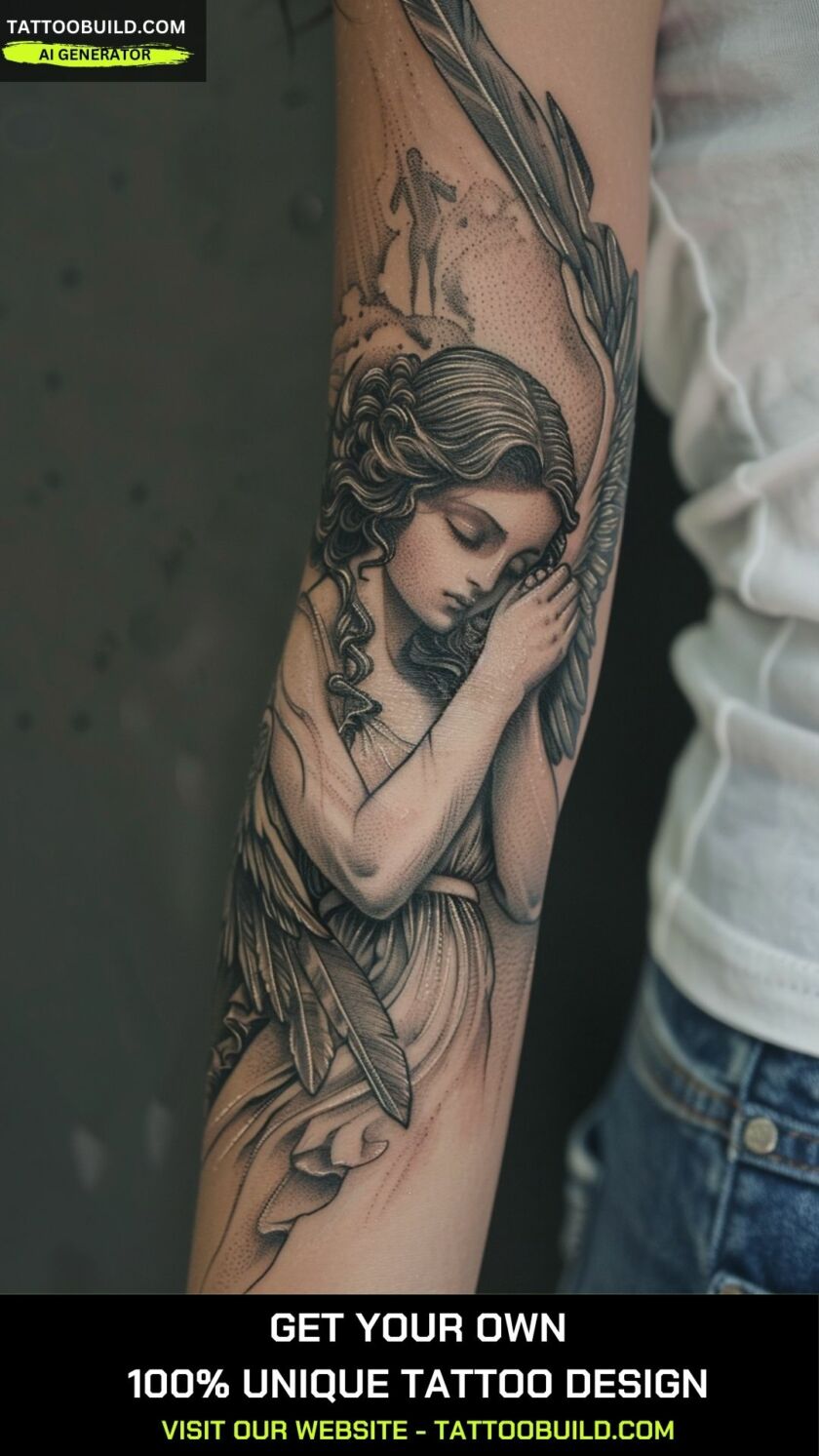 Angel Tattoo For Women: 30+ Sunning ideas - Tattoo Build