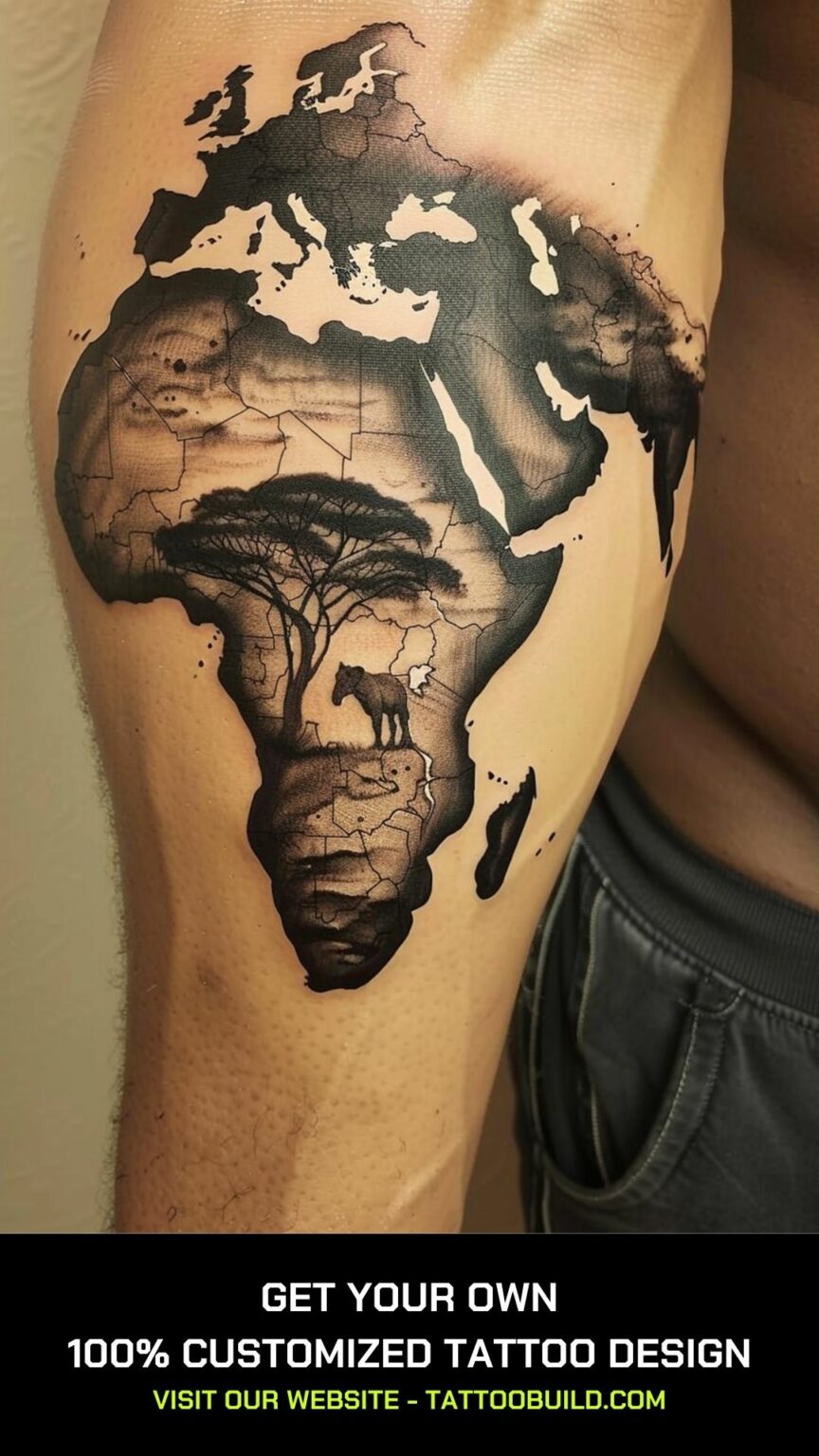Map Tattoo Ideas: Best Designs for you - Tattoo Build