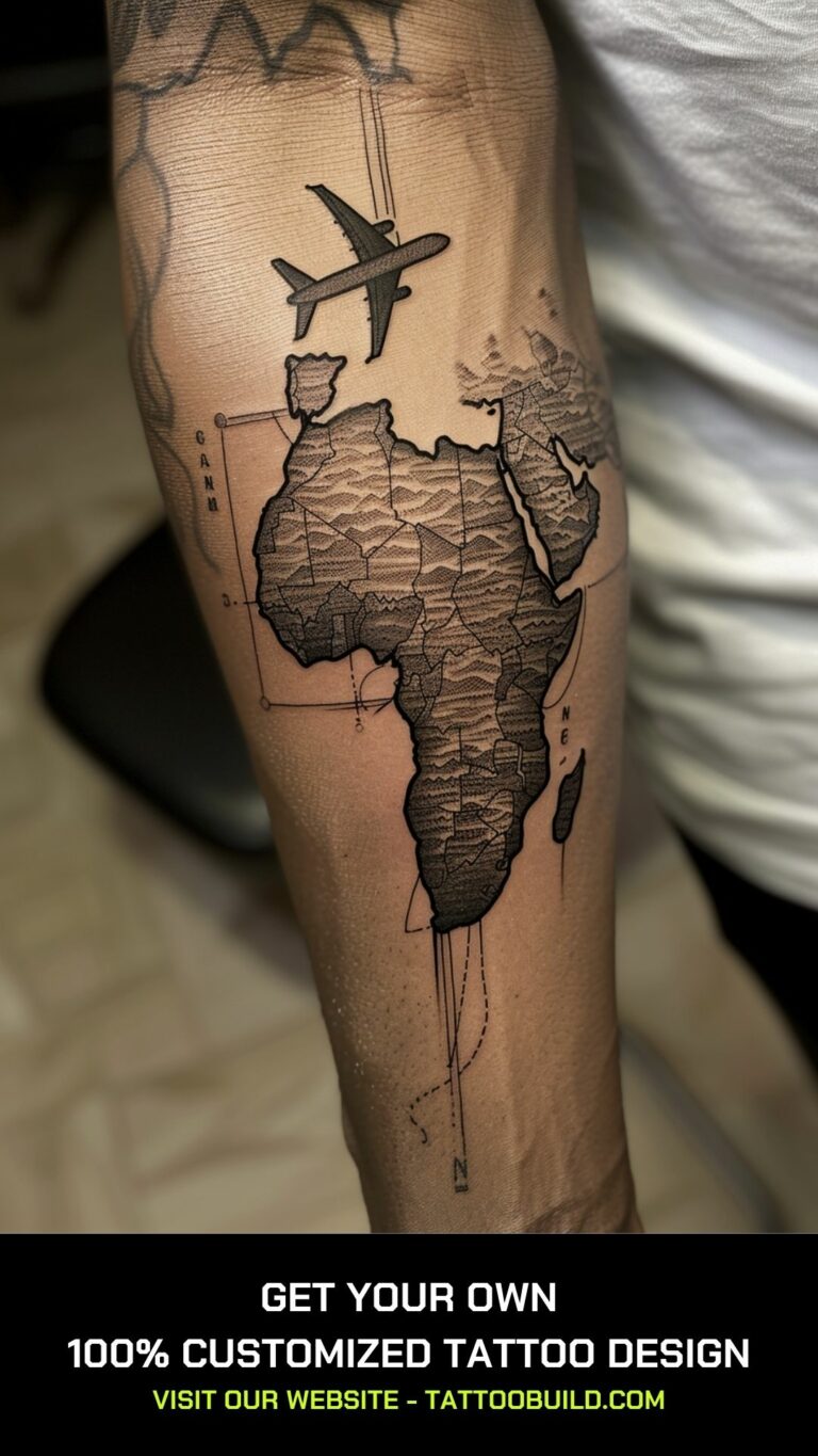 Map Tattoo Ideas: Best Designs for you - Tattoo Build