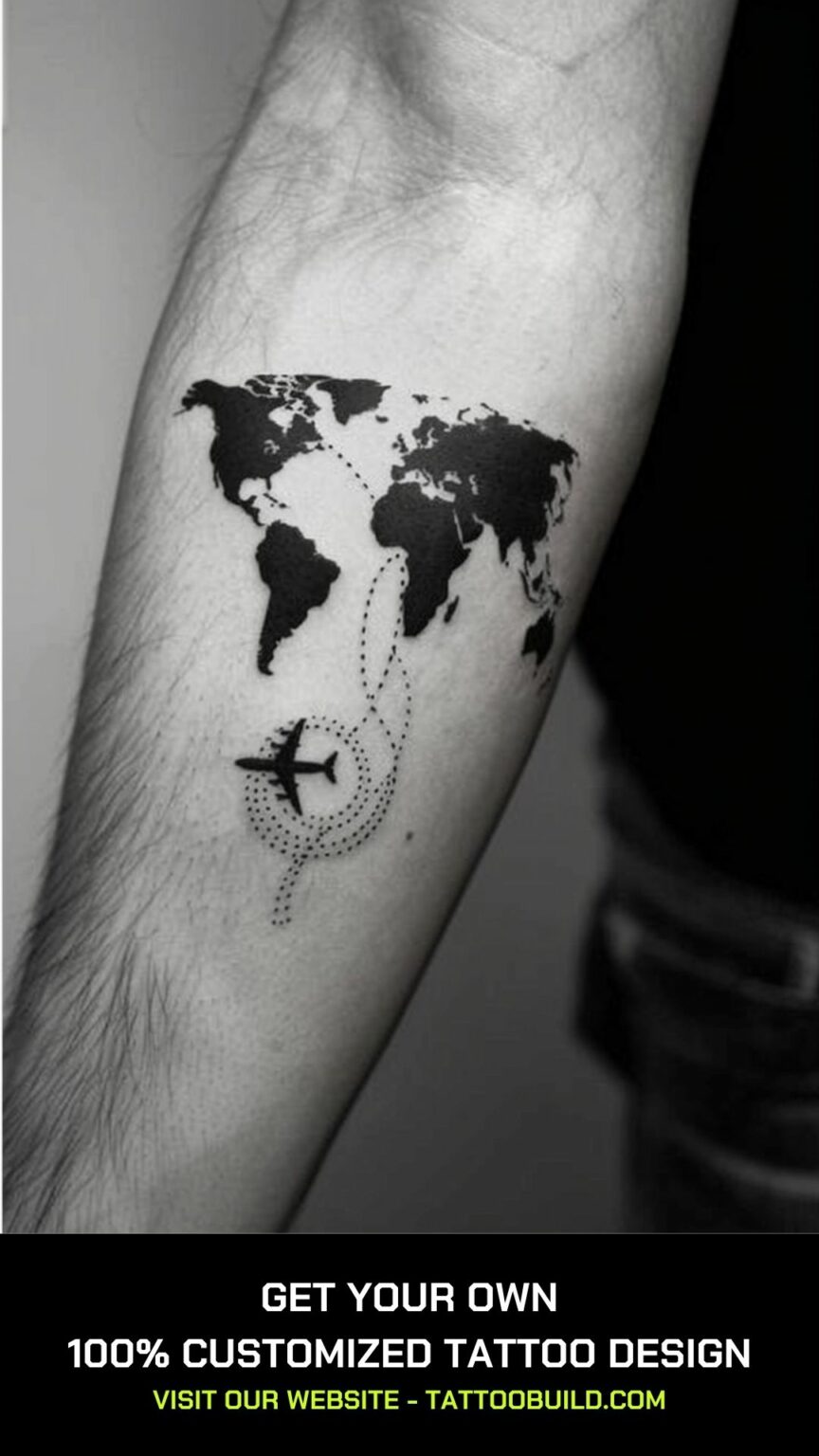 Map Tattoo Ideas: Best Designs for you - Tattoo Build
