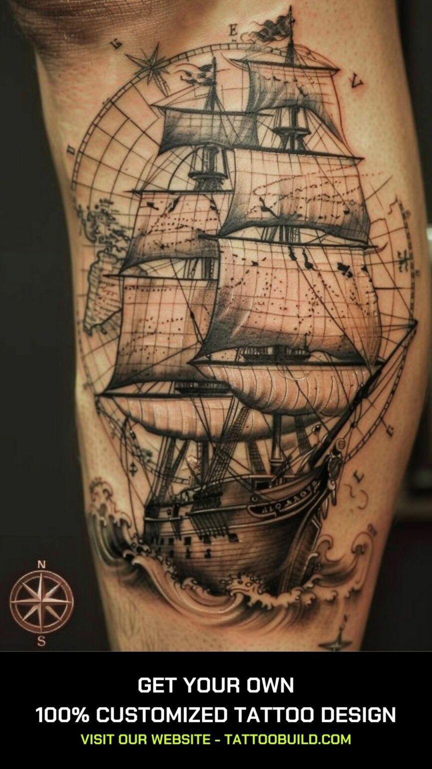 Map Tattoo Ideas: Best Designs for you - Tattoo Build