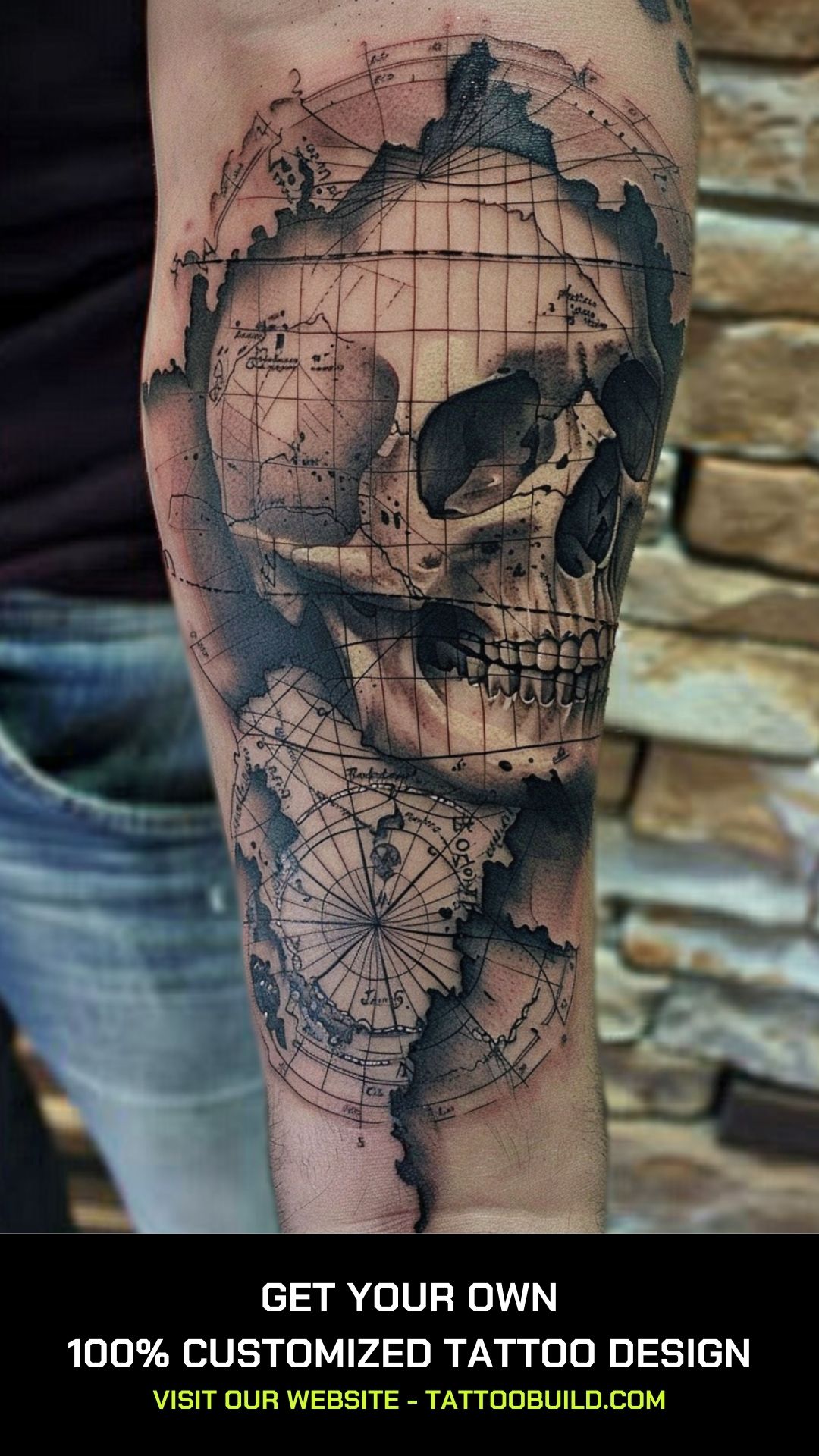 Map Tattoo Ideas: Best Designs for you - Tattoo Build
