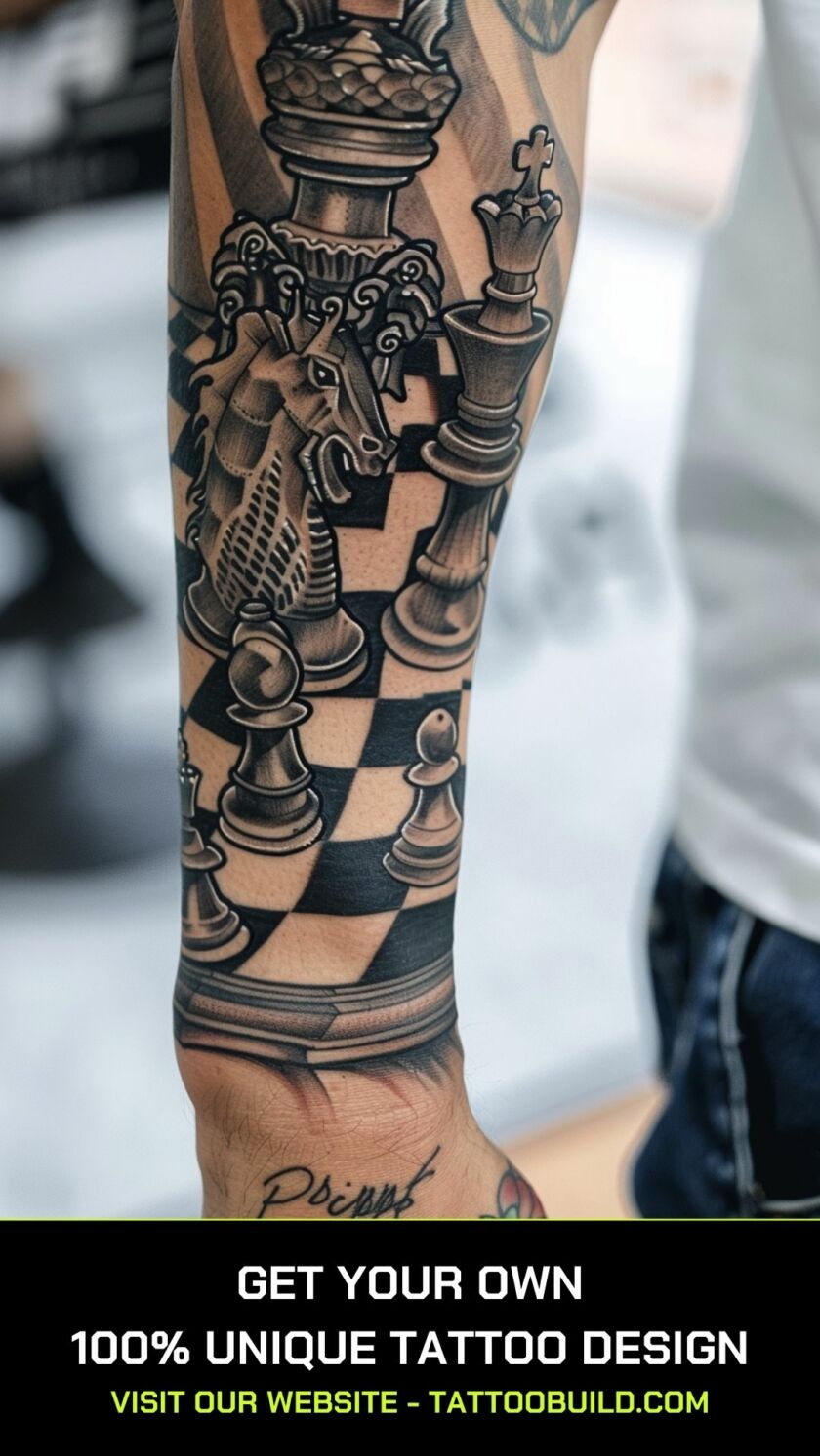 Chess Tattoo Ideas: Expressing Strategy, Intelligence, and Art - Tattoo ...