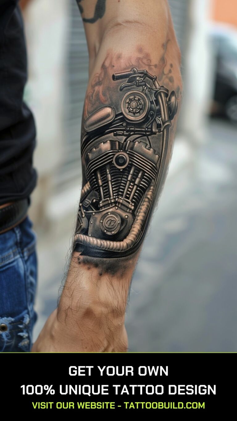 Motorcycle Tattoo Ideas: Embrace the Spirit of the Open Road - Tattoo Build