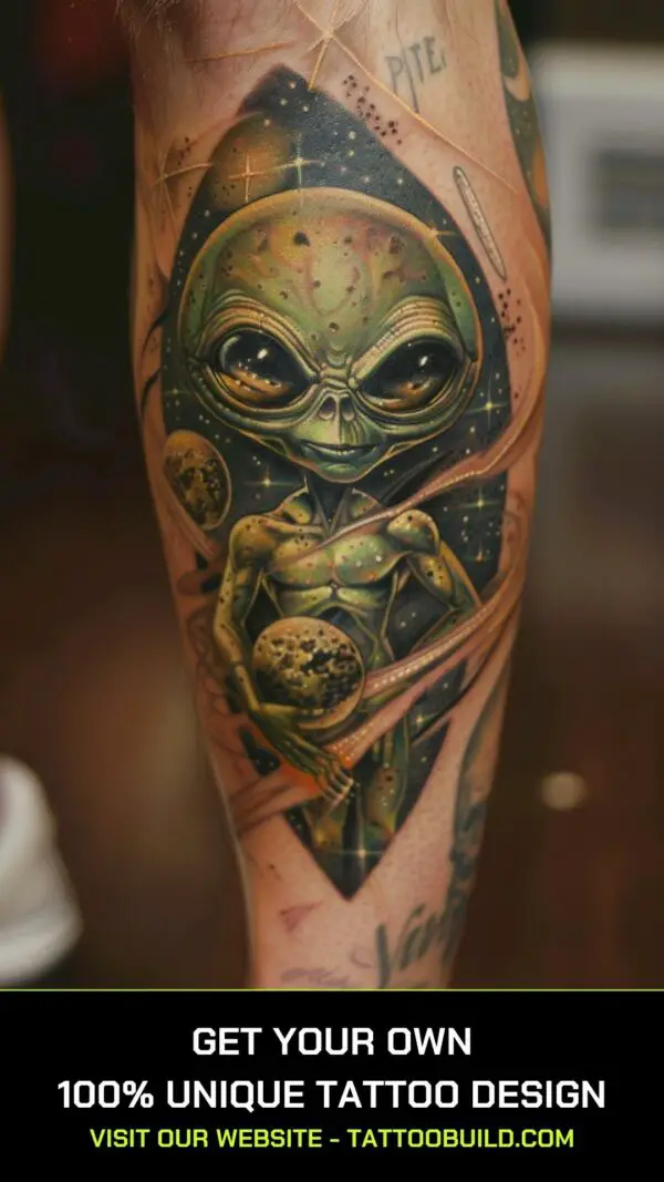 Alien Tattoo Ideas: Out-of-This-World Ink for the Adventurous - Tattoo ...