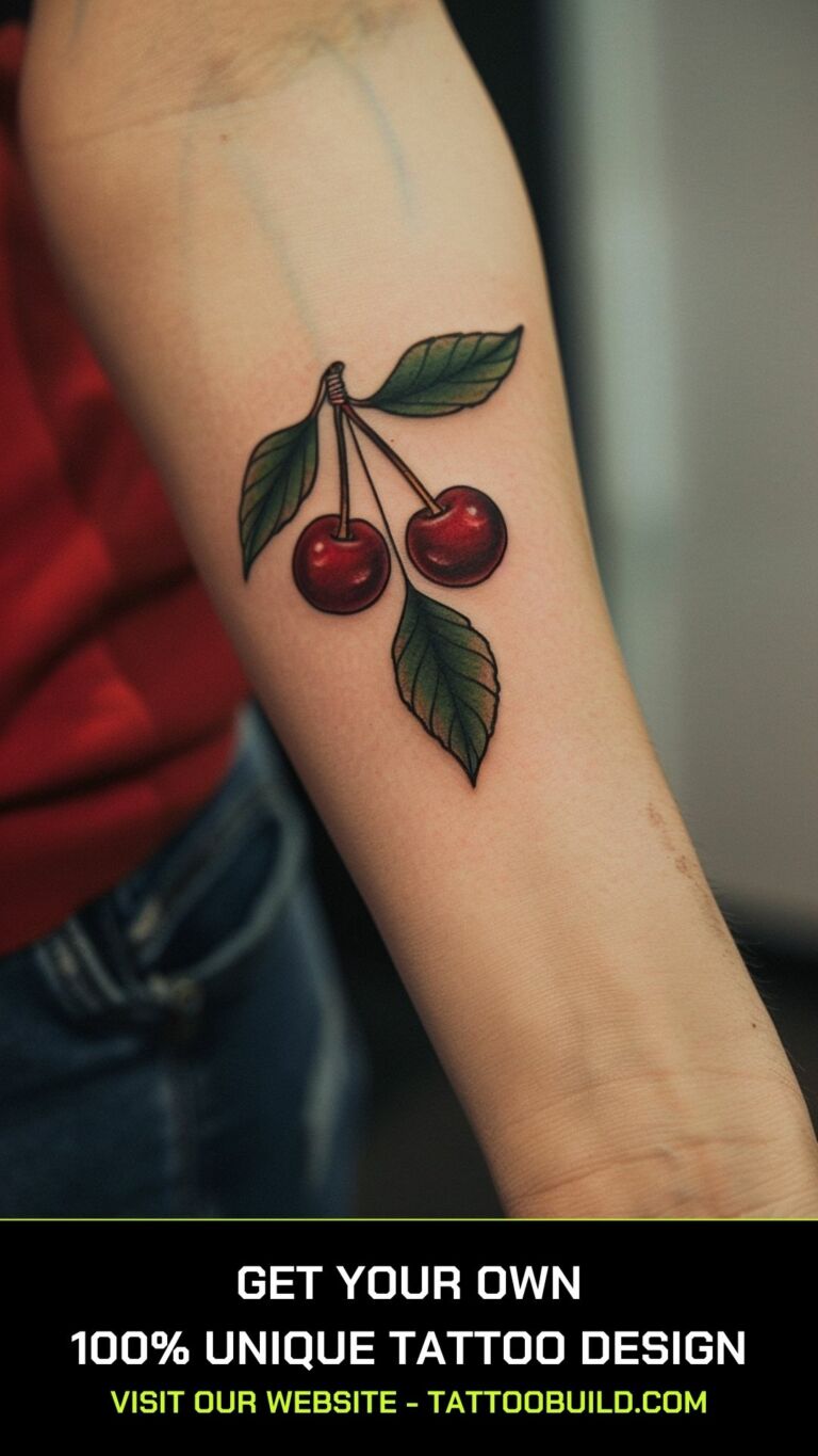 Cherry Tattoo Ideas: Sweet, Bold, and Timeless - Tattoo Build