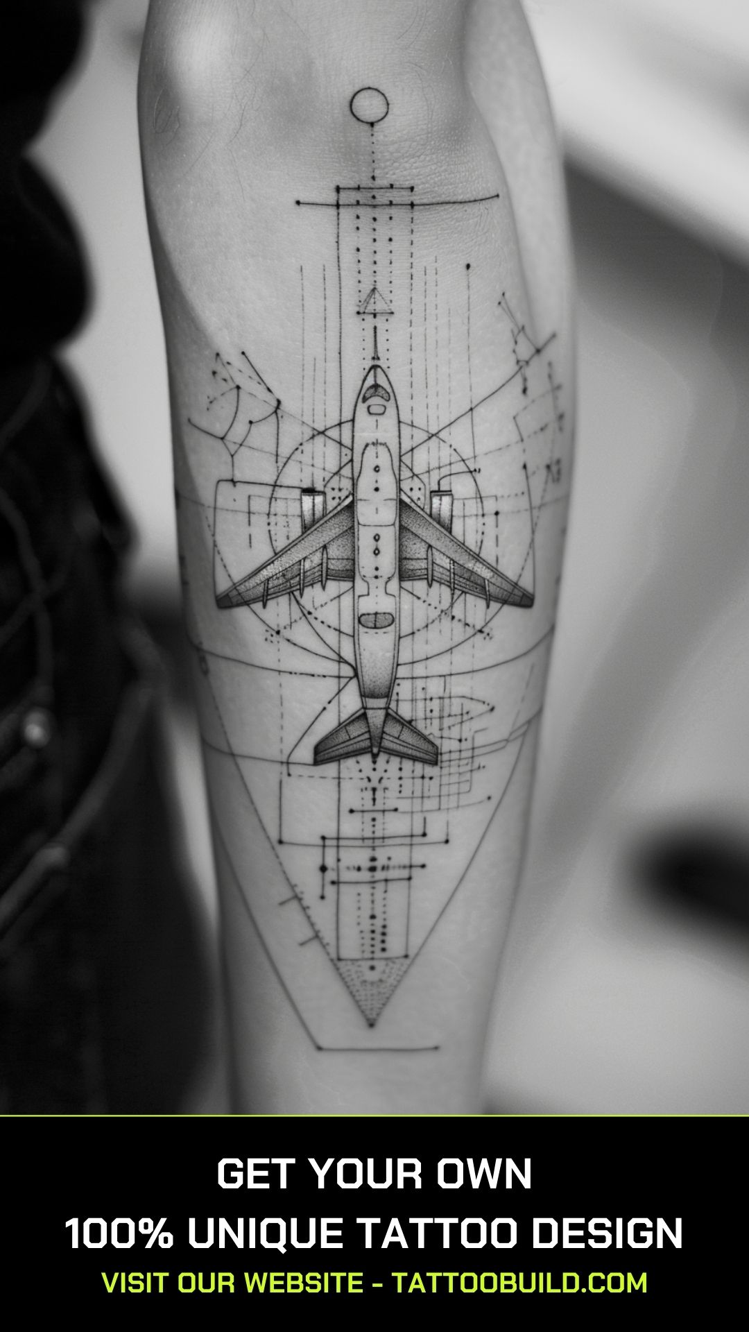 Airplane Tattoo Ideas: Soar to New Heights with Your Ink - Tattoo Build