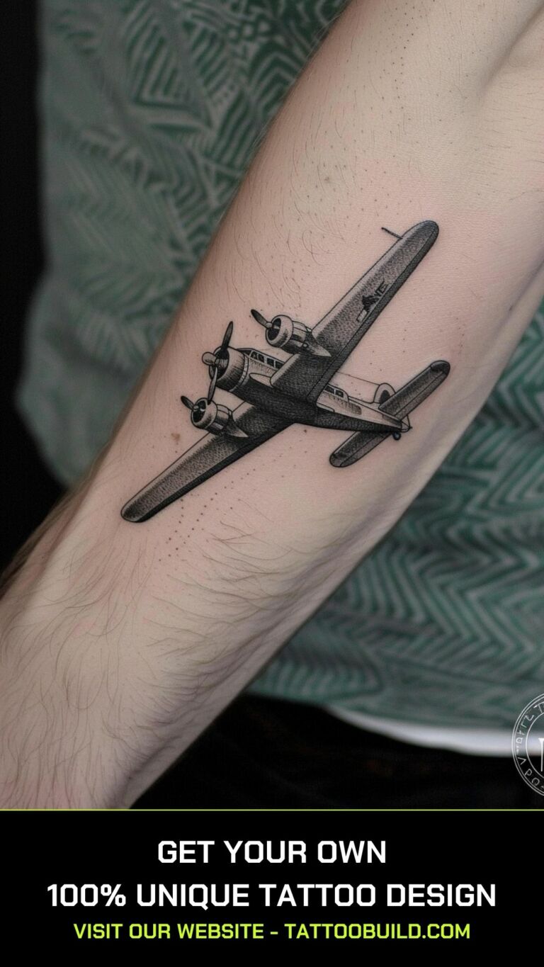 Airplane Tattoo Ideas: Soar to New Heights with Your Ink - Tattoo Build
