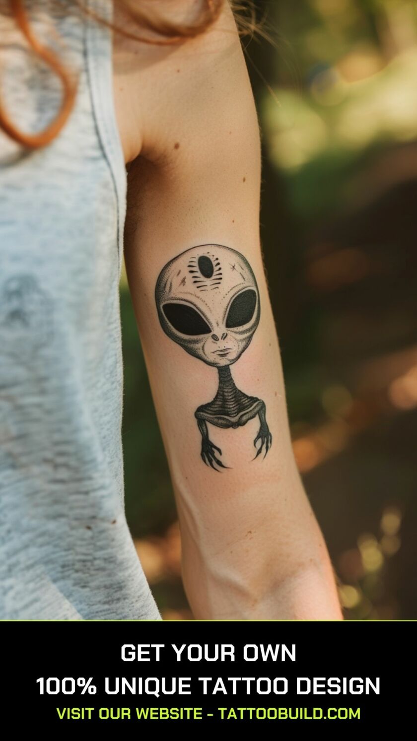 Alien Tattoo Ideas: Out-of-This-World Ink for the Adventurous - Tattoo ...