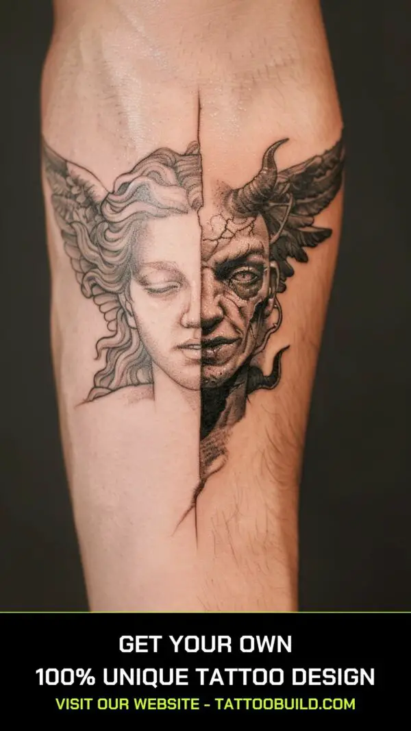Angel and Devil Tattoo Ideas - Tattoo Build