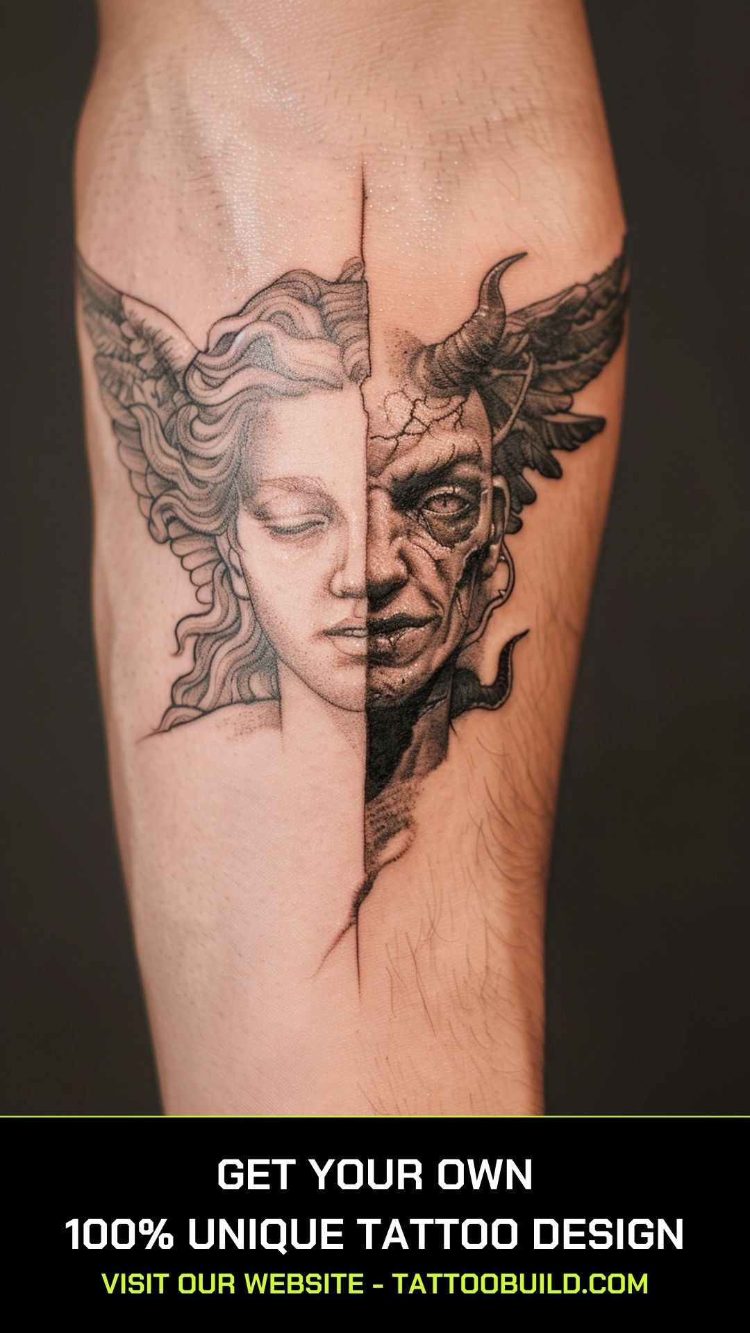 Angel and Devil Tattoo Ideas - Tattoo Build
